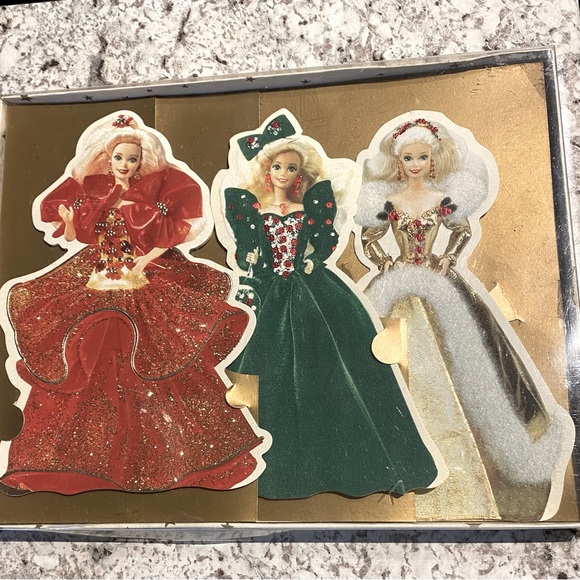 Hallmark | Other | Rare Vintage 995 Holiday Barbie Cards | Poshmark